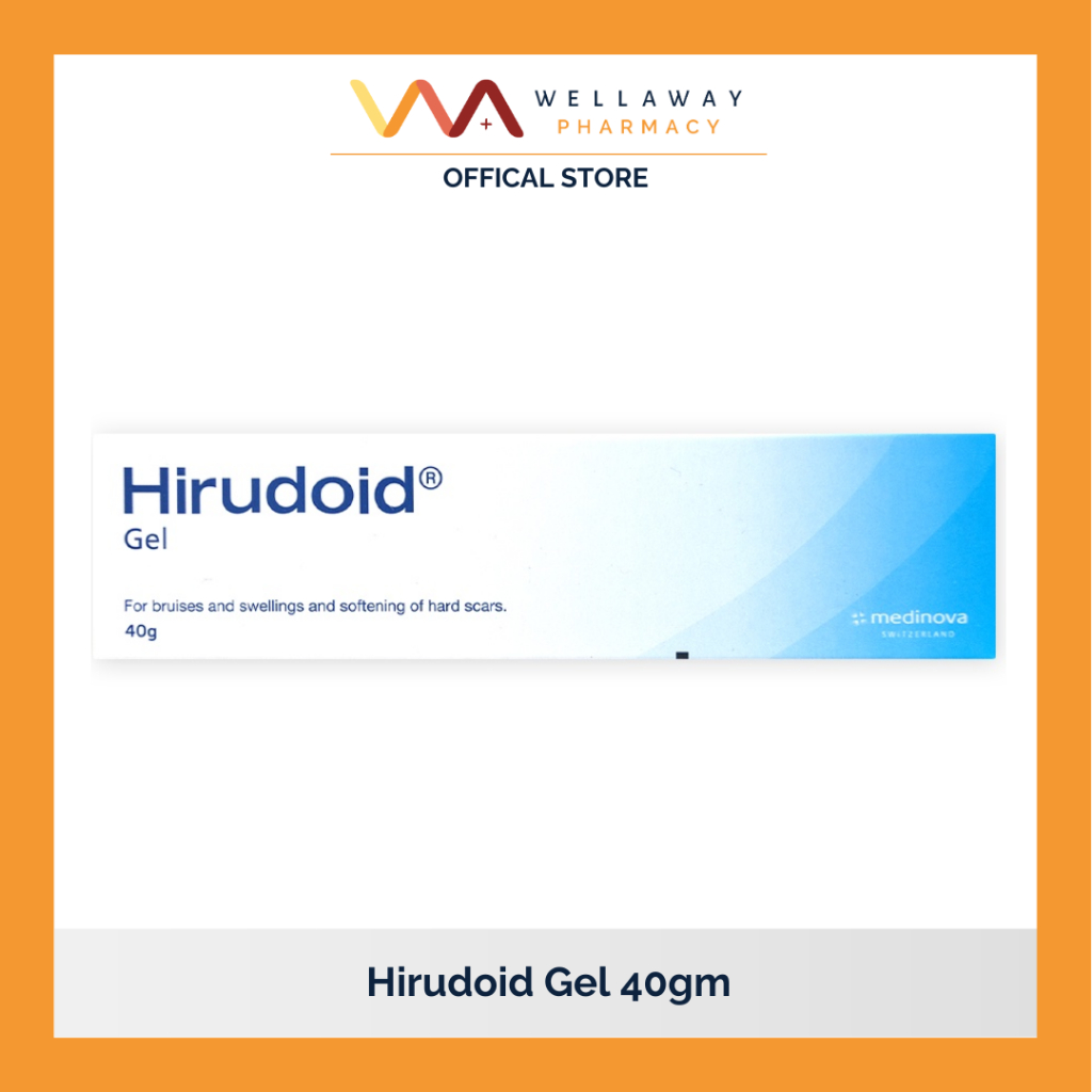 Hirudoid Gel 40g [Bruising, swelling, softening of soft scars] | Shopee ...