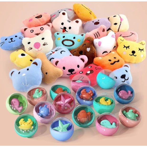 Add-on Plushie Capsule and Roly-Poly Toy Figurines ( FOR CLAW MACHINE ...