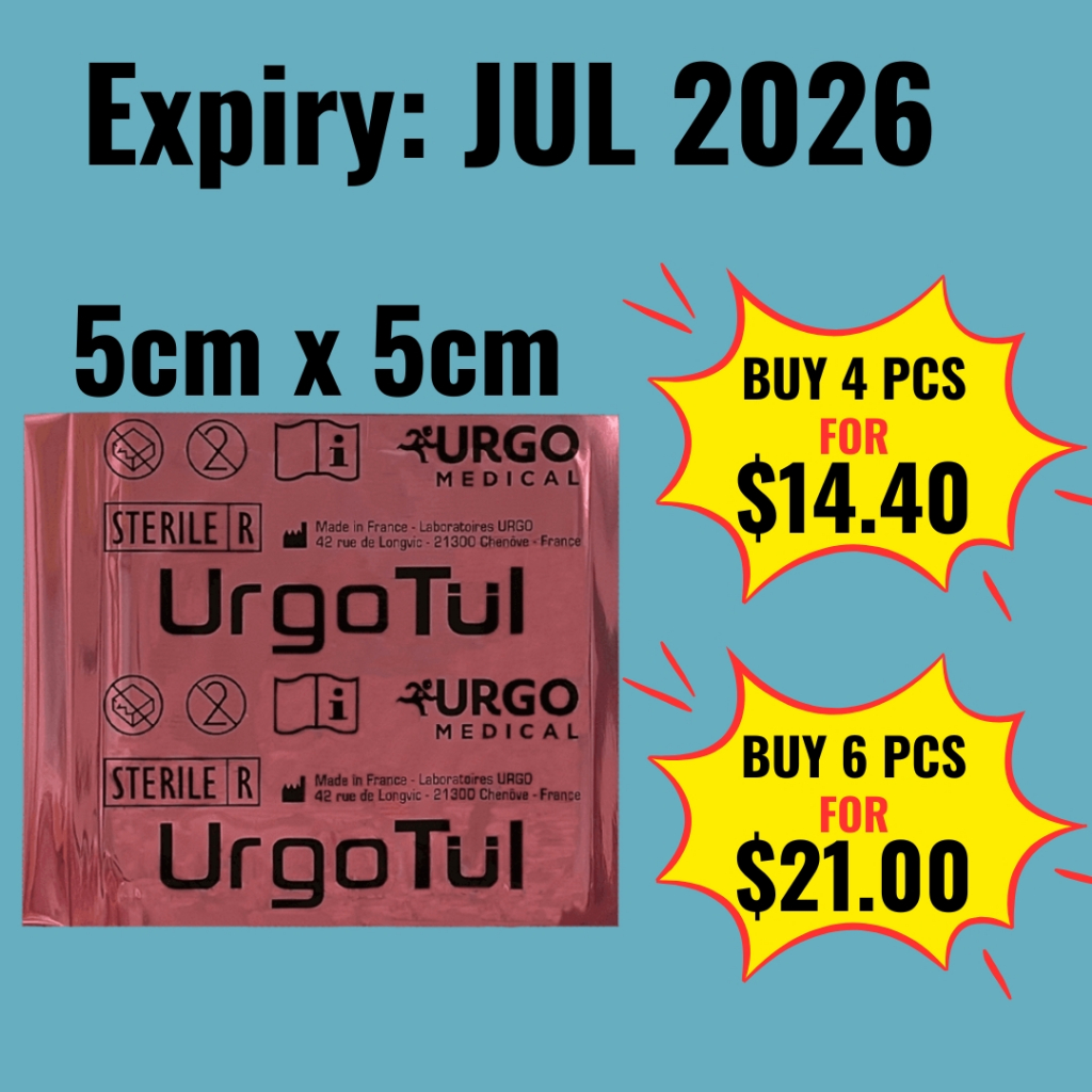 Urgotul 5cmx5cm Dressing Sterile Peelable Sachet Ugo Medical Polyester ...