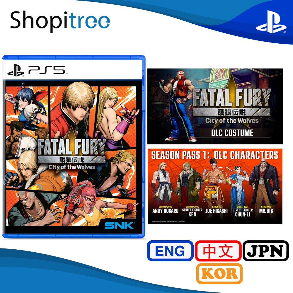 PS5 Fatal Fury: City of the Wolves (R3) | Shopee Singapore