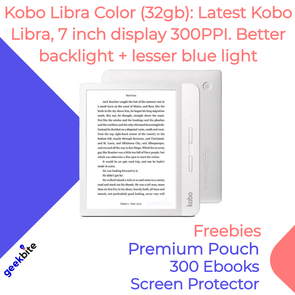 GeekBite Rakuten Kobo Clara BW/Color, Libra Color, Sage, Elipsa 2E ...