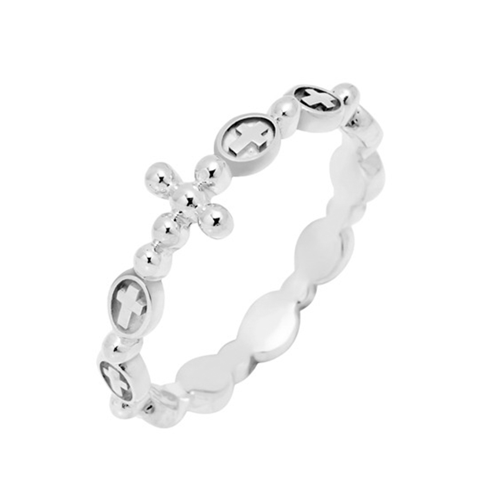 El Rosarium Katarina Rosary Ring 925 Sterling Silver Jewelry Catholic ...