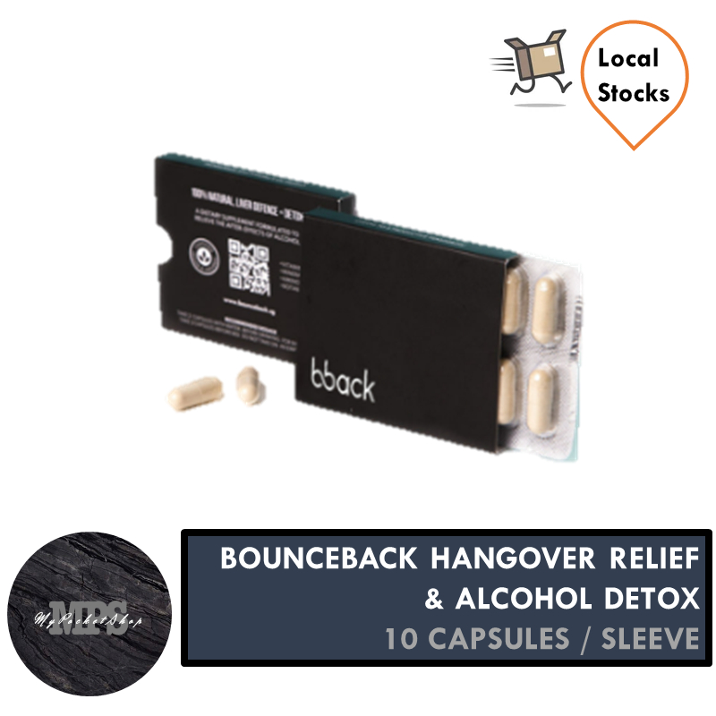 Bounceback Hangover Relief & Alcohol Detox (10s/40s) | Shopee Singapore
