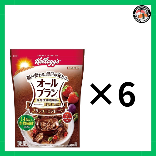 Direct from Japan Kellogg's All-Bran Bran Chocolate Flakes 350g x6 bags ...