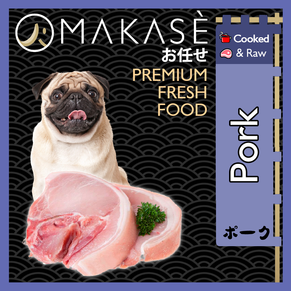 Omakase RAW & COOKED (Sous Vide) Frozen Fresh Dog Food - PORK | Shopee ...