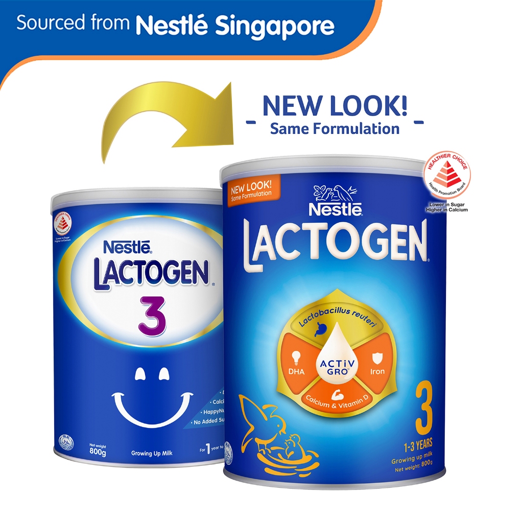 Nestle Lactogen Stage 3 Growing Up Milk Formula 800g - From 12 Months ...