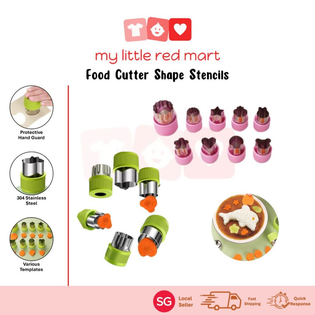 Food Cutter Shapes Stencils For Children Meals Preparation | Shopee ...