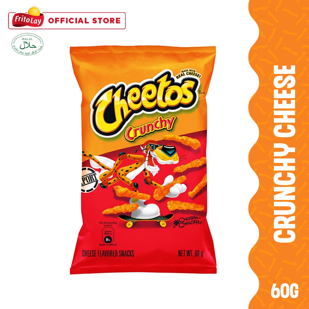 Cheetos Crunchy Cheese Snacks 60g | Shopee Singapore