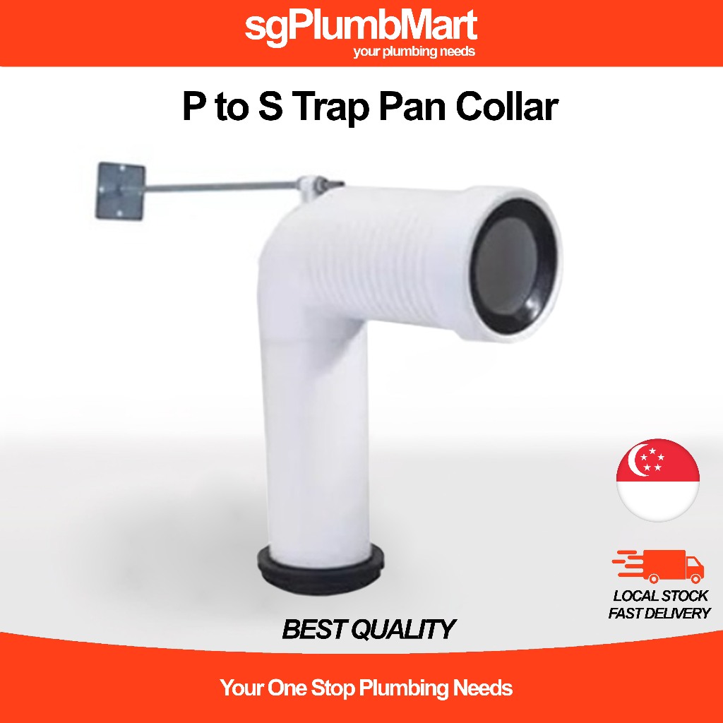 Pan Collar P trap to S trap conversion. Suitable for all P trap Toilet ...
