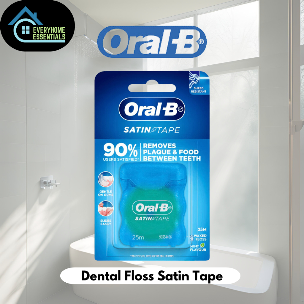 ORAL B Dental Floss Satin Tape (25m) | Shopee Singapore