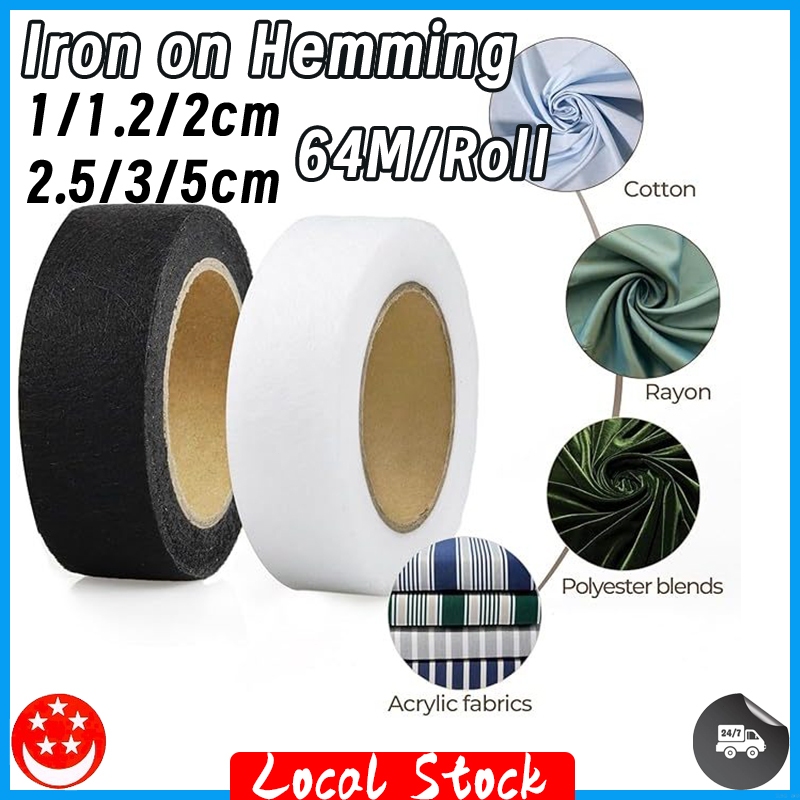 SG in Stock 64M Cloth Tape Fabric Tape Iron on Hemming Tape Adhesive ...