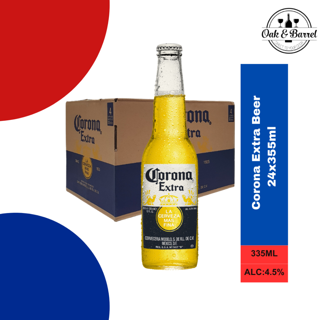 Corona Extra Beer 24x355ml (BBD:Mar/2026) | Shopee Singapore