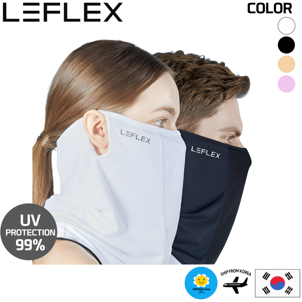 [LEFLEX] UV Protection Mask, Sunblock Mask, Korean Celebrity Style Golf ...