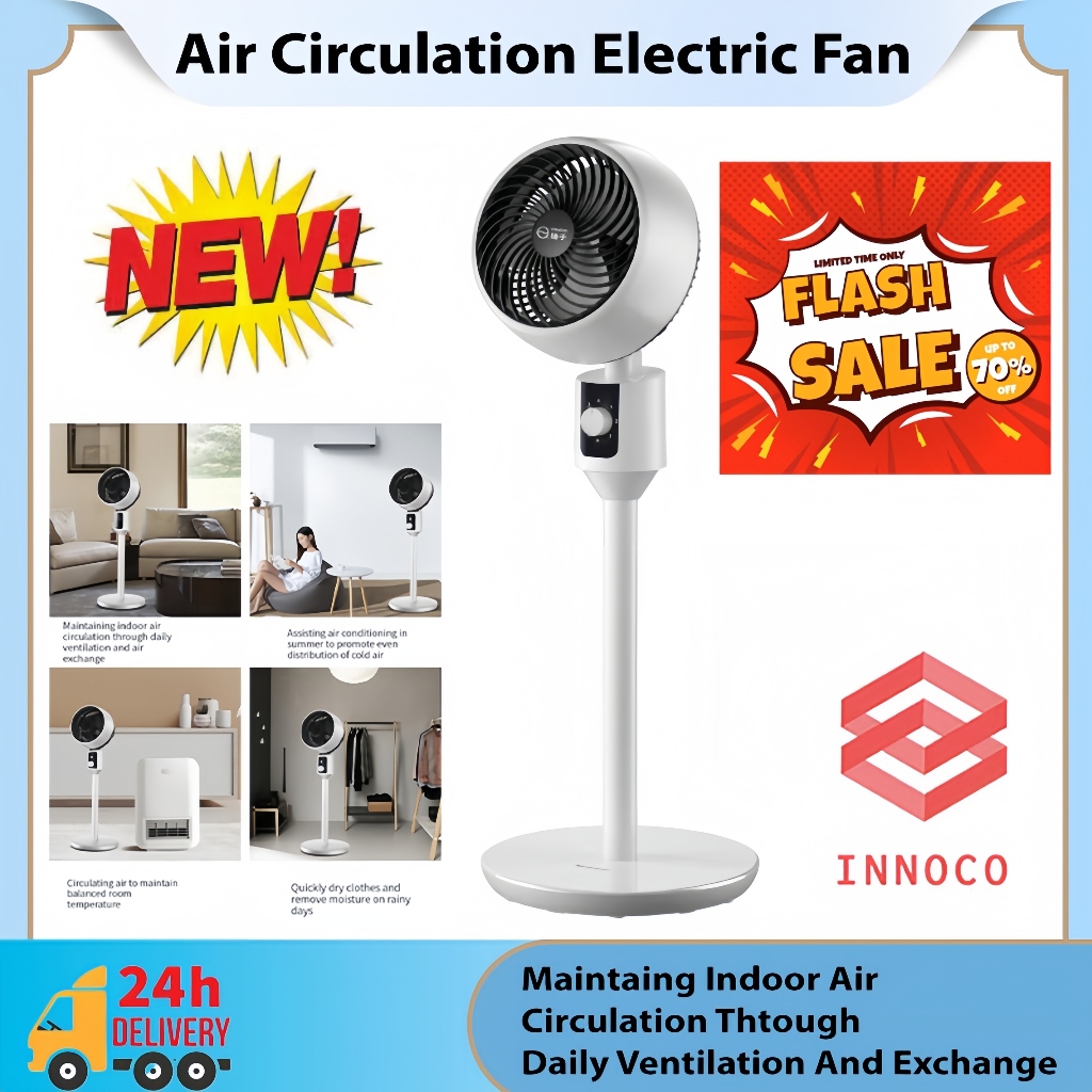 New Air Circulation Electric Fan/Oscillating Standing Fan and Desktop ...