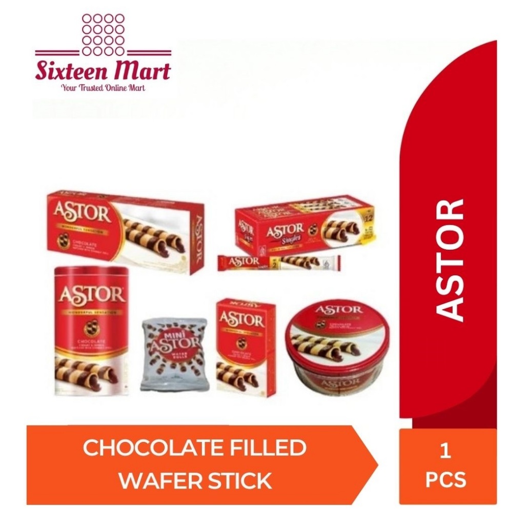 ASTOR Snack Chocolate Filled Wafer Stick (SG) | Shopee Singapore