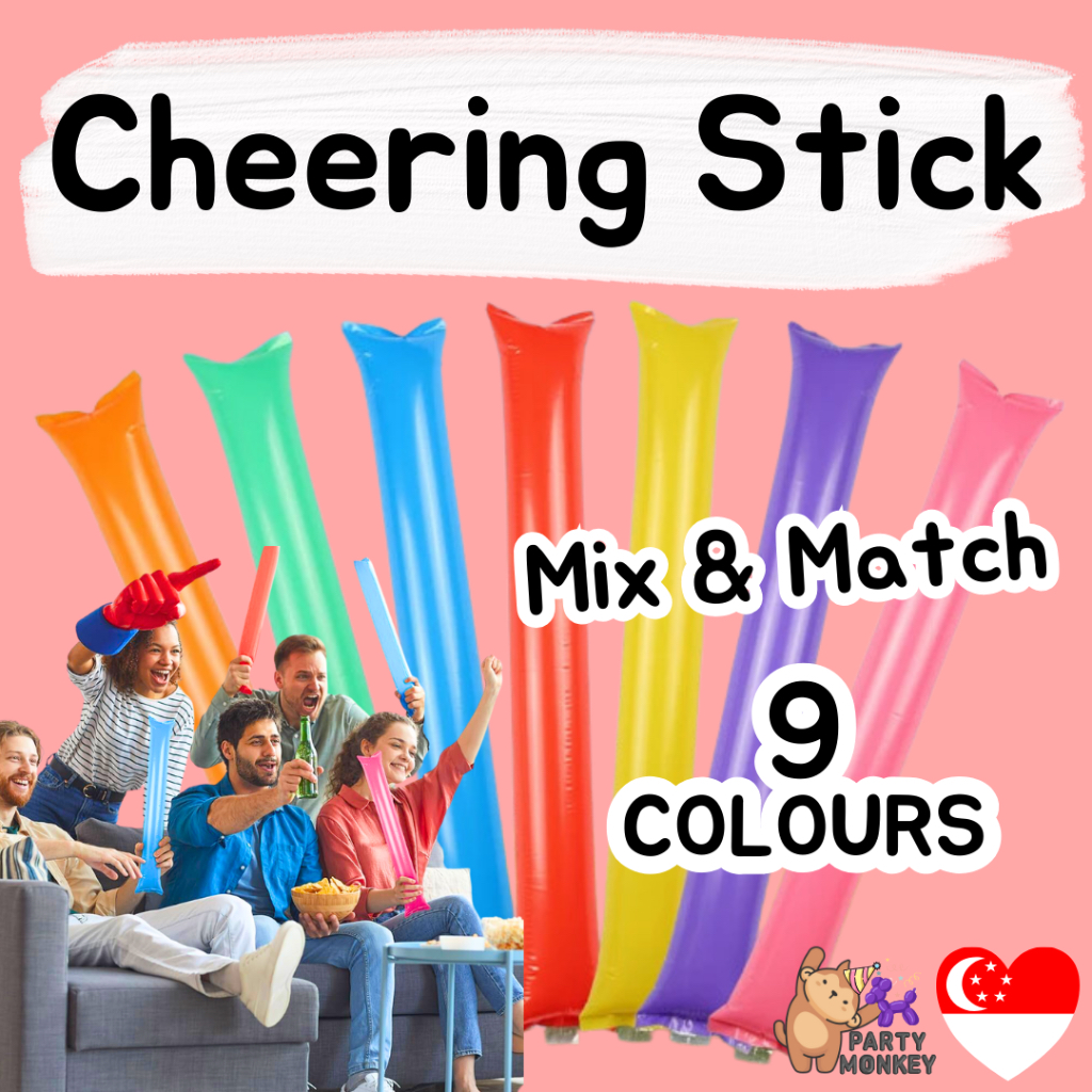 [SG SELLER] Inflatable Thunder Cheering Stick Balloon for Event Party ...