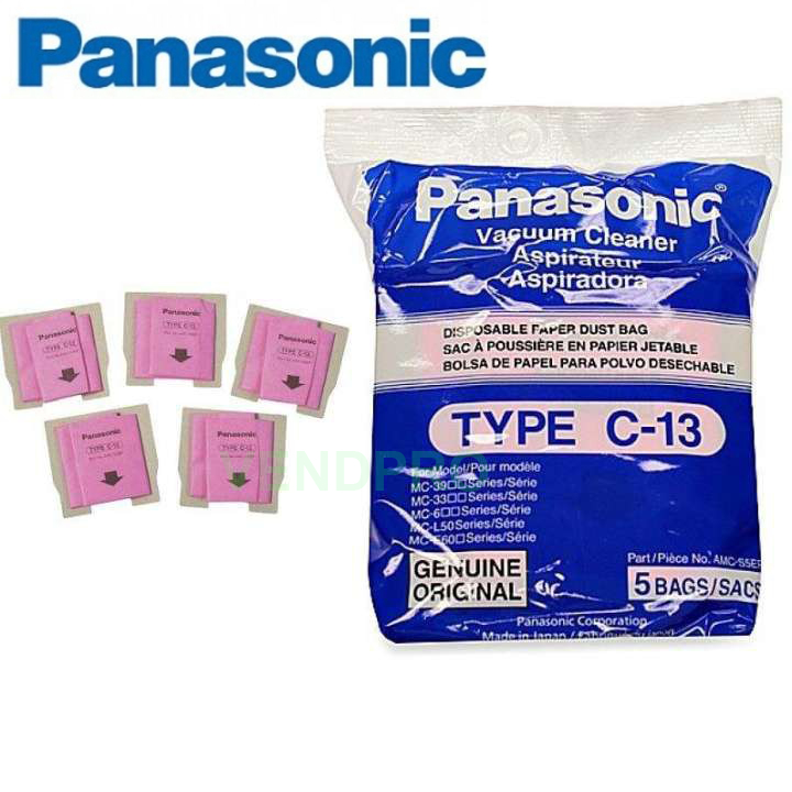 Panasonic Type C-13 Vacuum Cleaner Dust Bags AMC-S5EP | Shopee Singapore