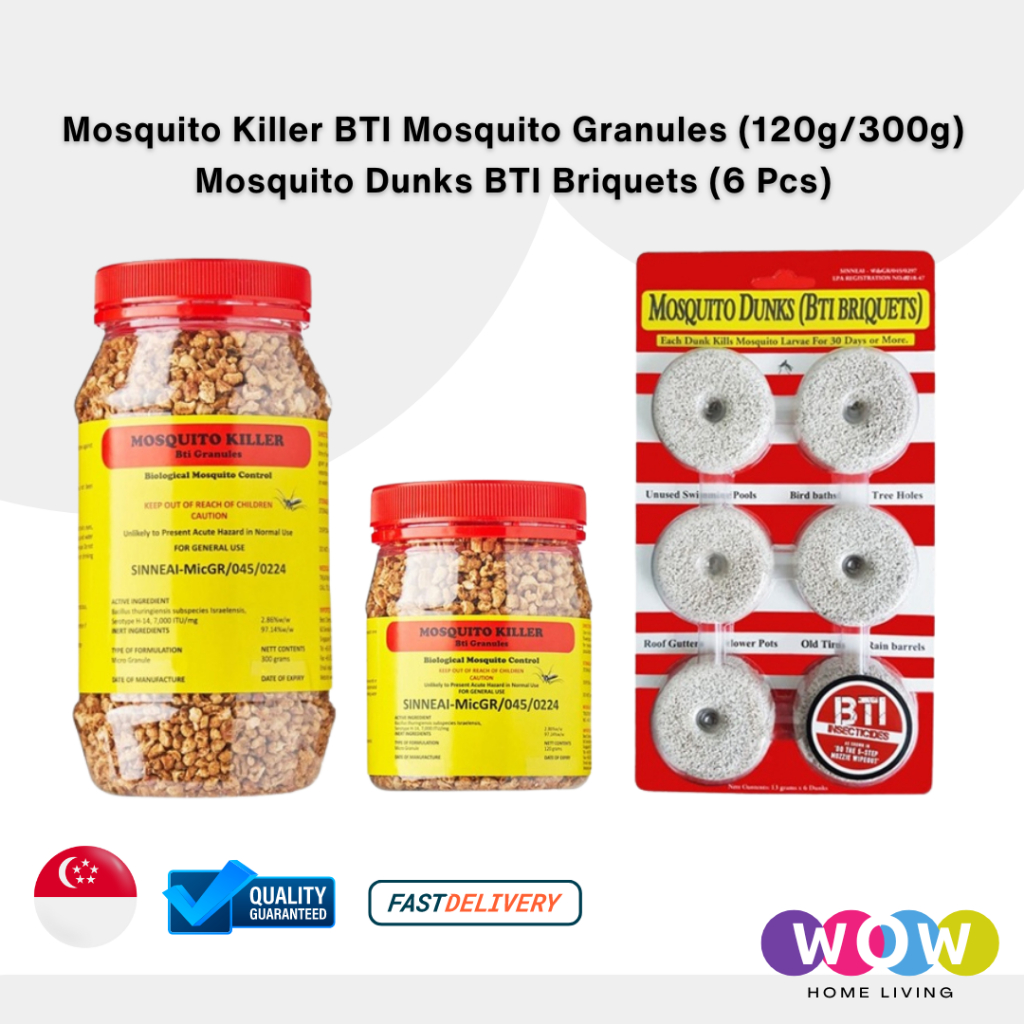 BTI Mosquito Killer BTI Mosquito Granules 120G/300G BTI Insecticide ...