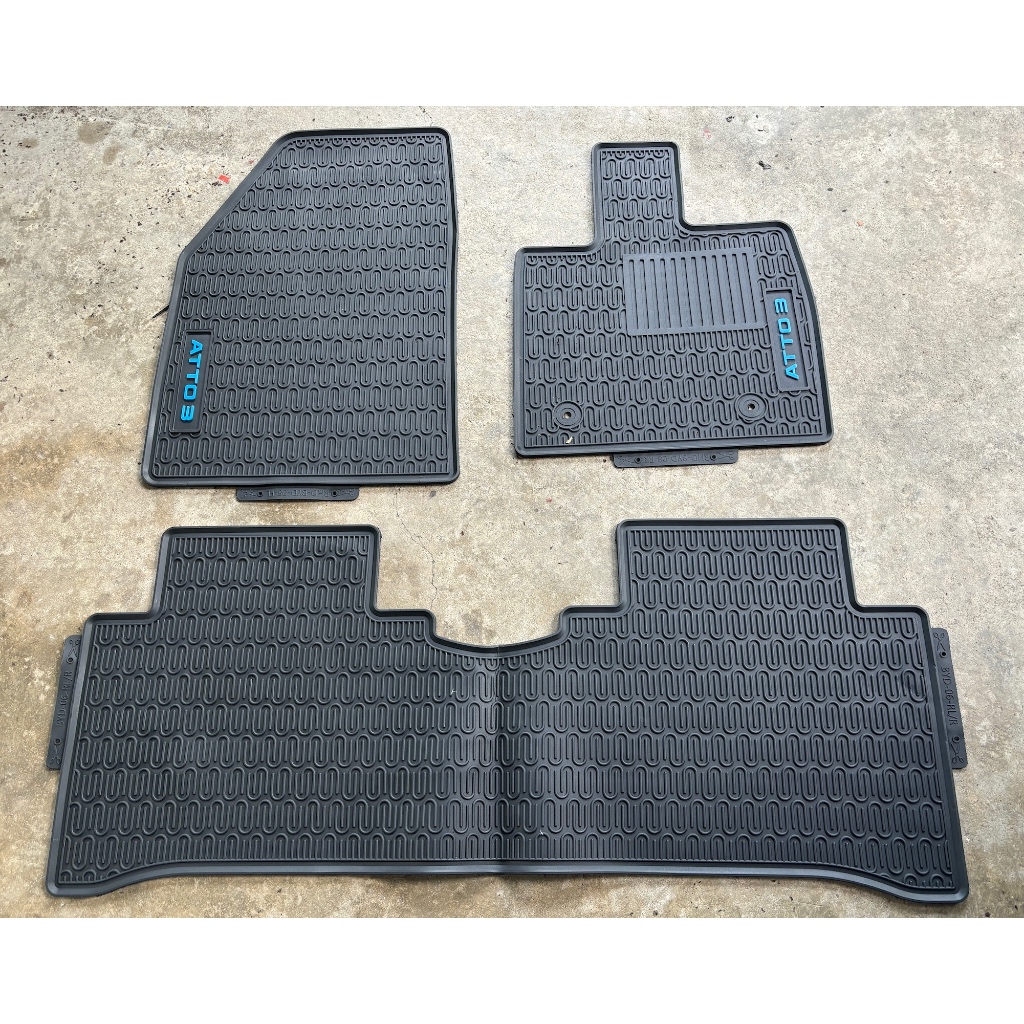 BYD Atto 3 Interior Anti Slippery PVC Latex Floor Mats Carpets | Shopee ...