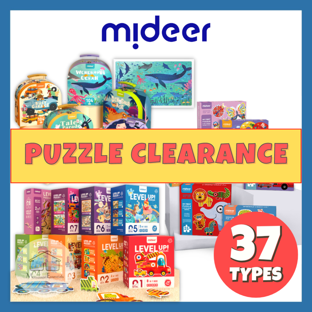Mideer All Puzzles (My First Puzzle / Level Up / Gift Box / Fairy Tale ...