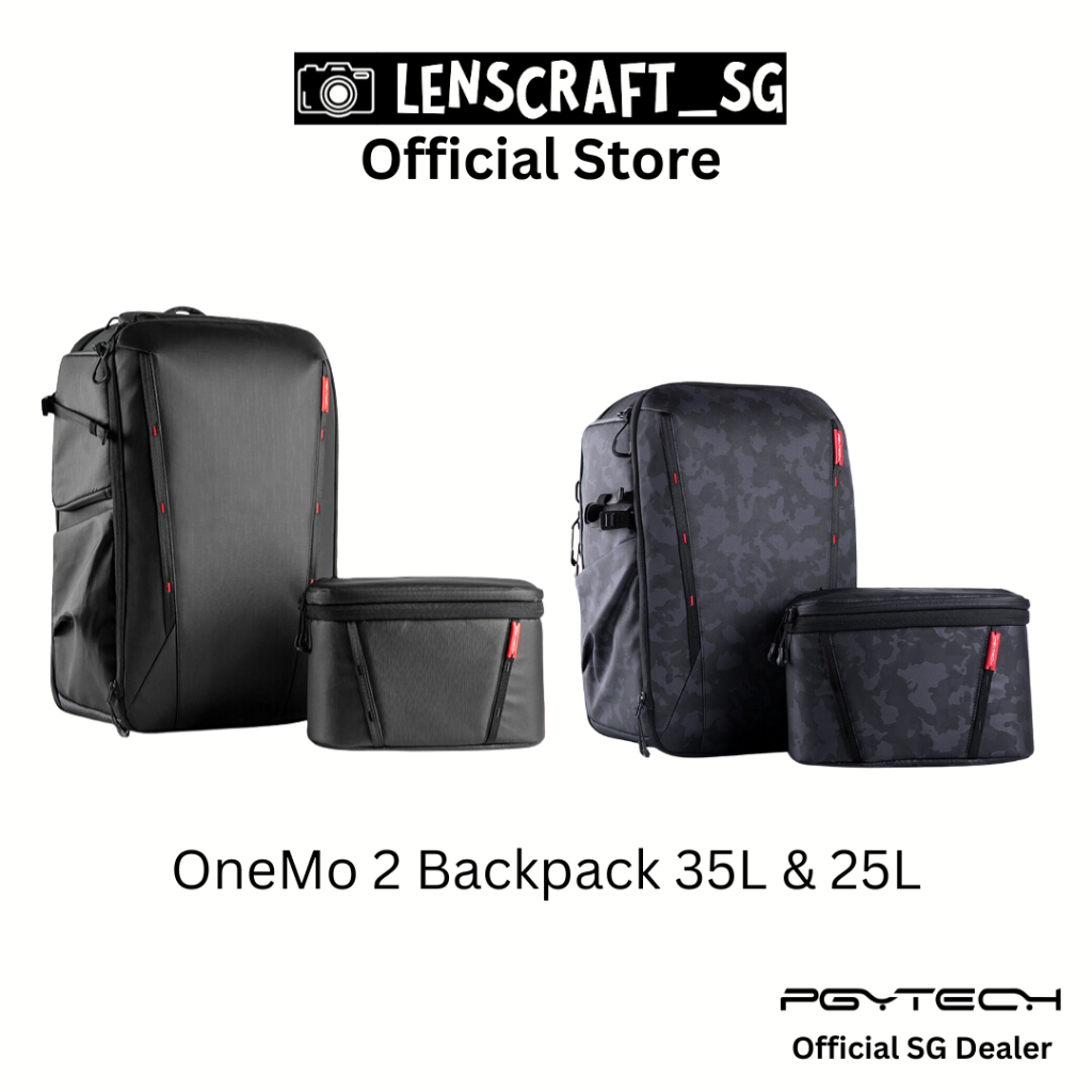 PGYTECH OneMo 2 Backpack & Camera Shoulder Bag (25L & 35L) | Shopee ...