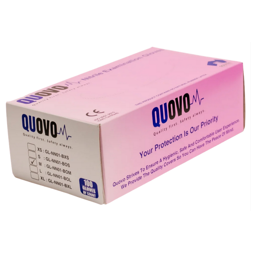 QUOVO Nitrile Examination Gloves | Shopee Singapore