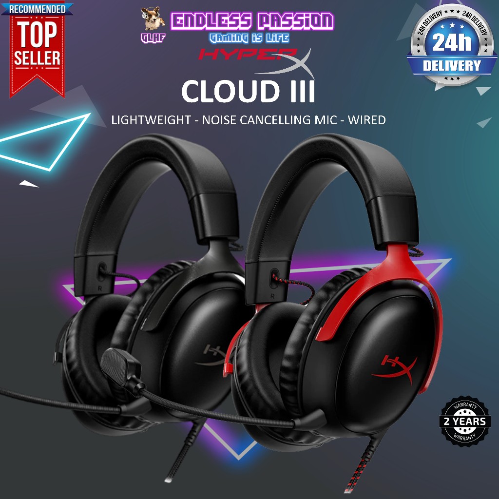 HyperX Cloud III Headset - Wired Gaming Headset | Shopee Singapore