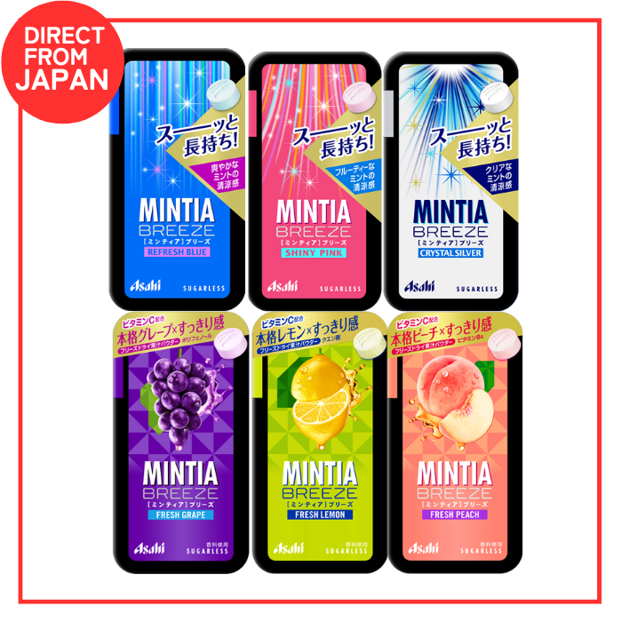 Asahi Group Foods Mintia Breeze 30 tablets【Direct From Japan】[Refreshing sweets] | Shopee Singapore
