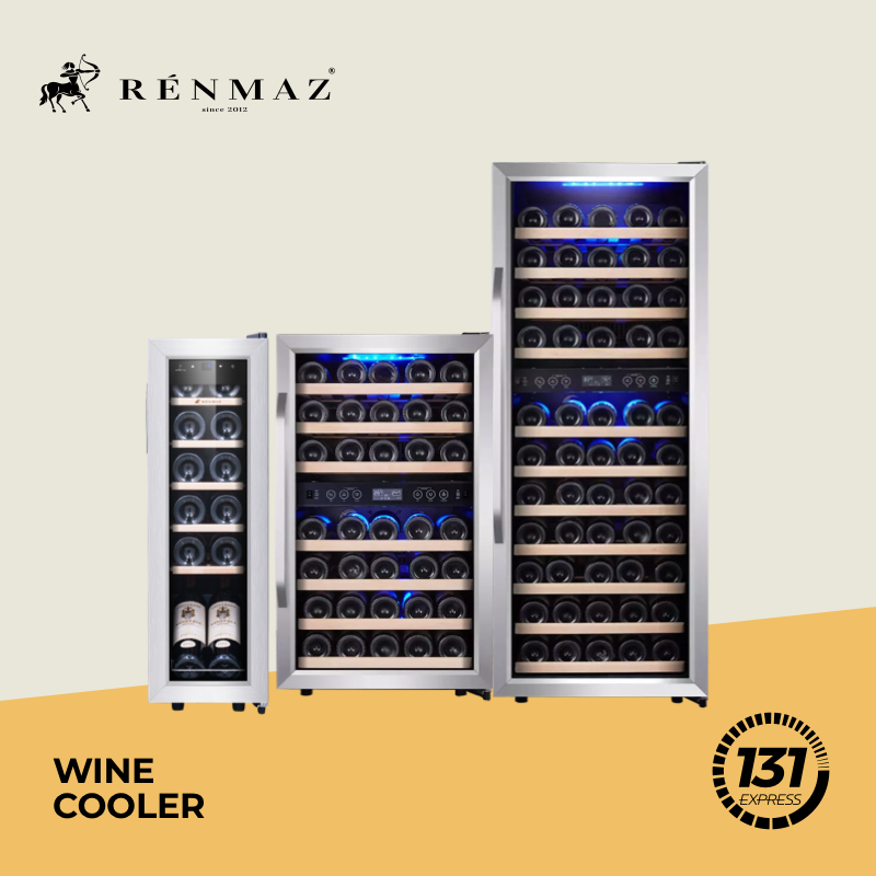 Renmaz Constant Temperature Wine Cooler [Dual Zone, CE Certified, UK ...