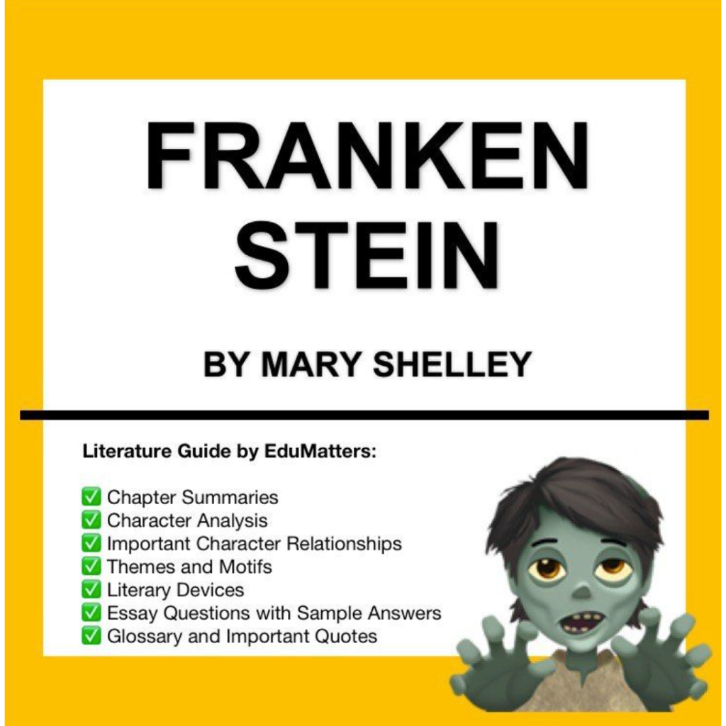 Frankenstein by Mary Shelley Literature Study Guide Notes Complete ...