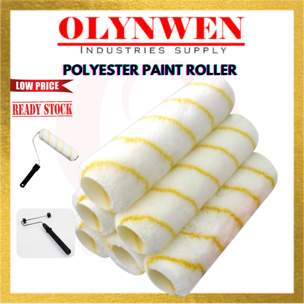 9 Inch Polyester Paint Roller / Holder Frame (Painting Equipment ...