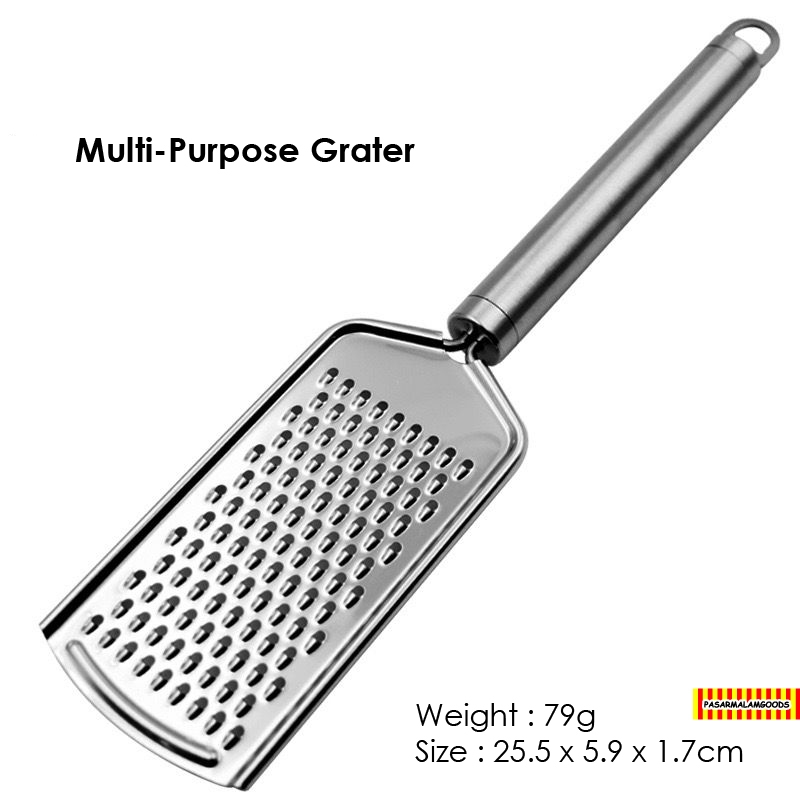 Stainless steel flat ginger grater, chocolate and cheese grater, carrot ...