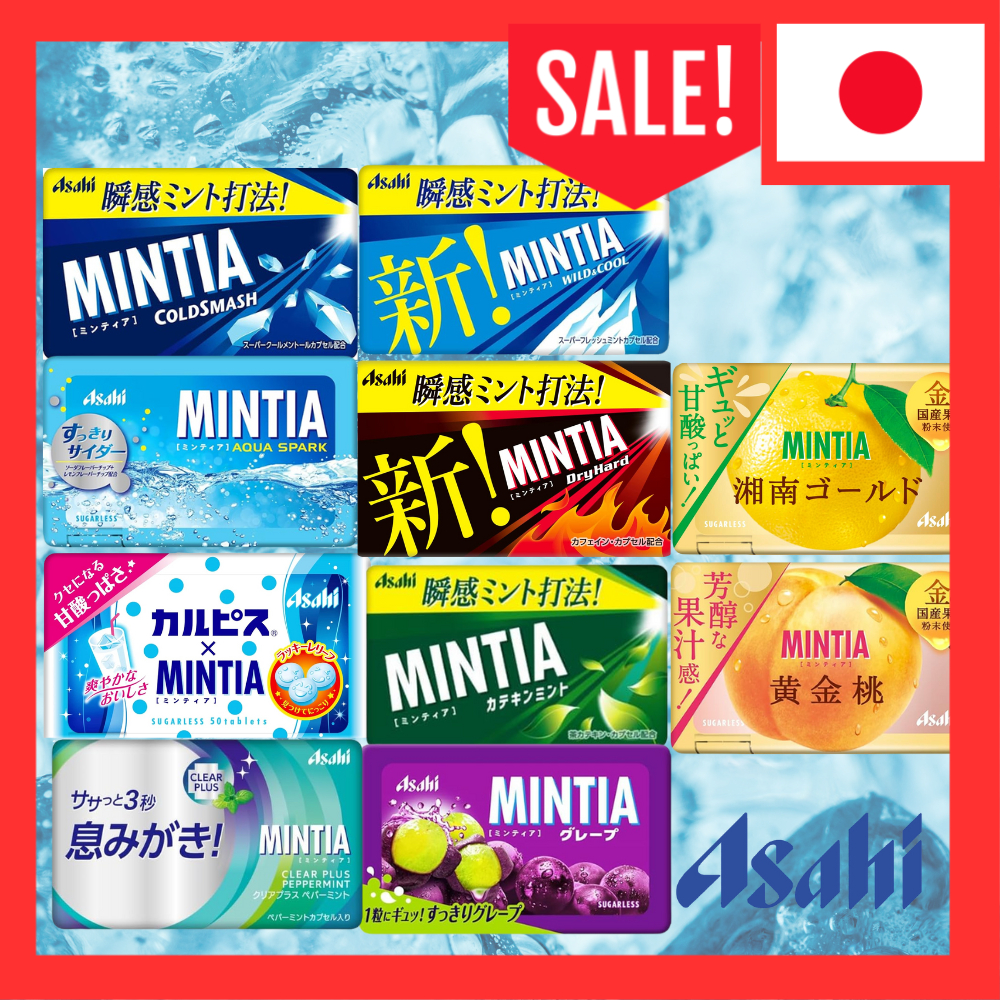 [Direct From Japan]Asahi Mintia mint flavor tablets 50 grains(7g)×1 | Shopee Singapore