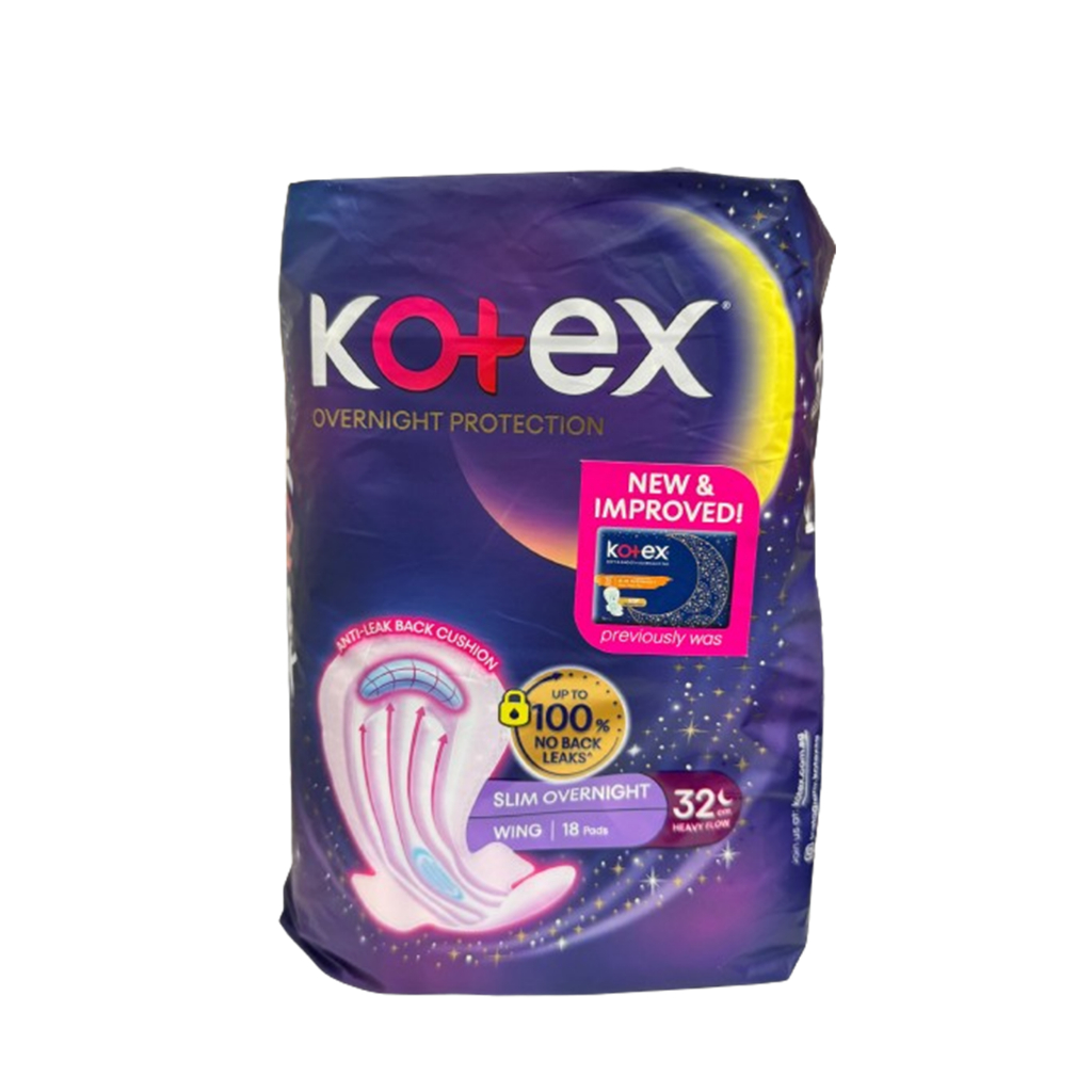 Bundle of 3] Kotex Soft & Smooth Slim Overnight Pads (28cm/32cm/35cm ...