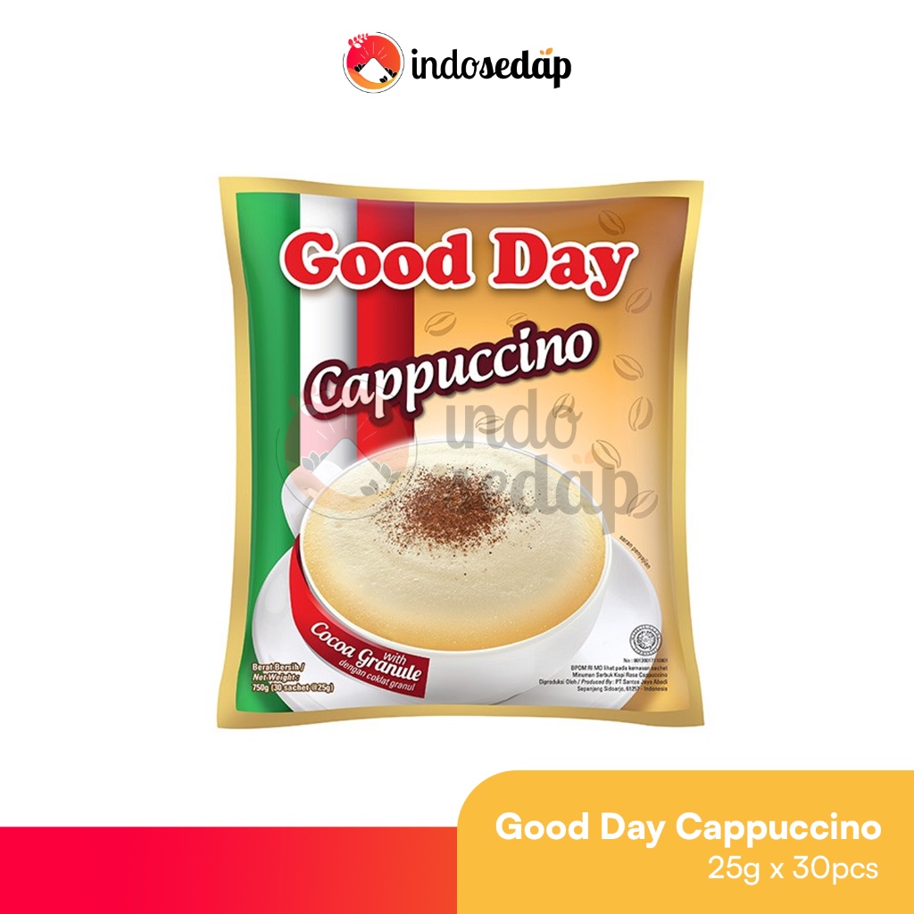 Good Day Cappuccino Sachets (25g x 10 packets) | Shopee Singapore