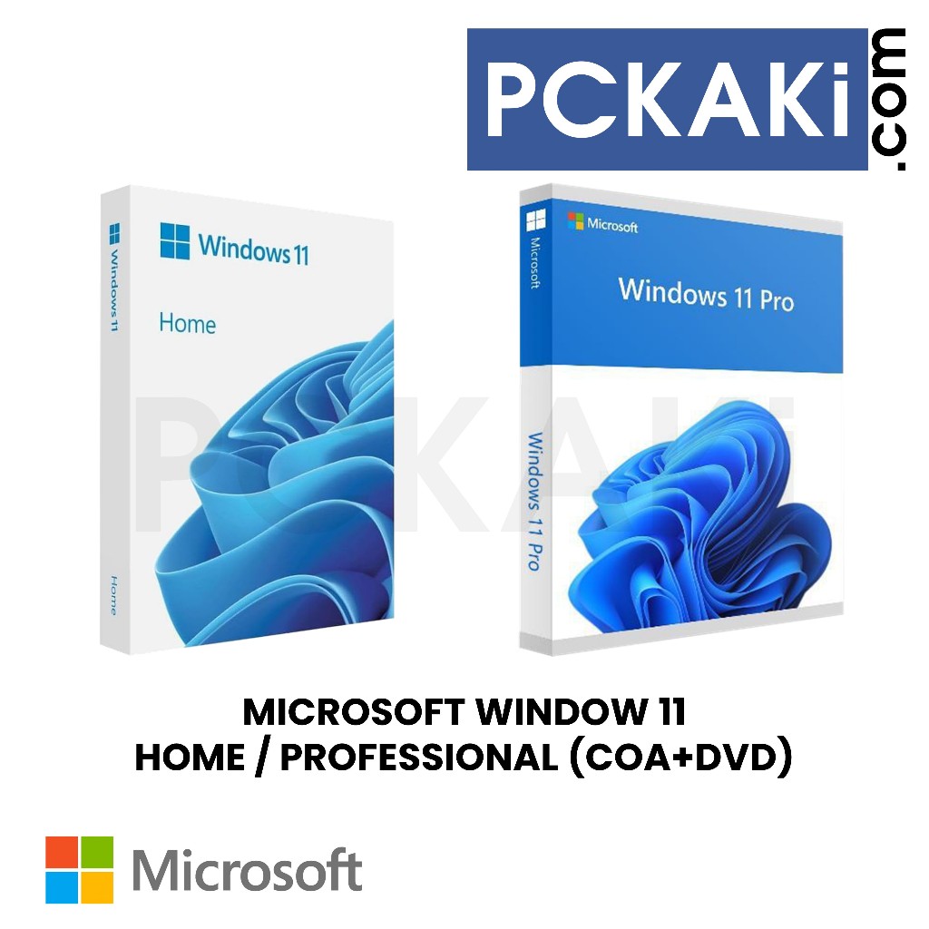 MICROSOFT WINDOWS 11 HOME / PROFESSIONAL 64-BIT ENGLISH | INCLUDES COA ...