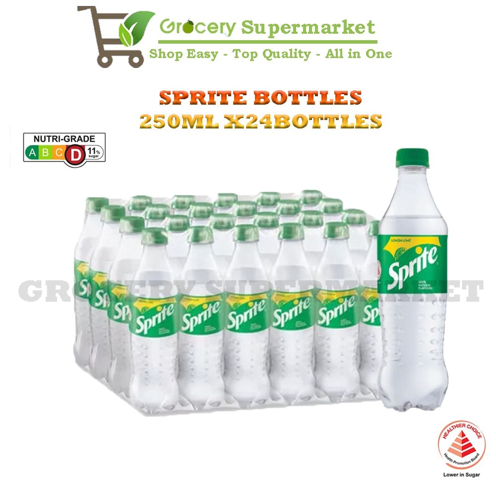 Sprite bottles (250ML X 24bottles) - Grocery Supermarket | Shopee Singapore