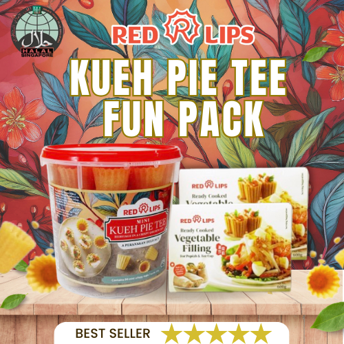 [REDLIPS] Kueh Pie Tee Fun Pack / Tee Cups with Vegetable Fillings ...