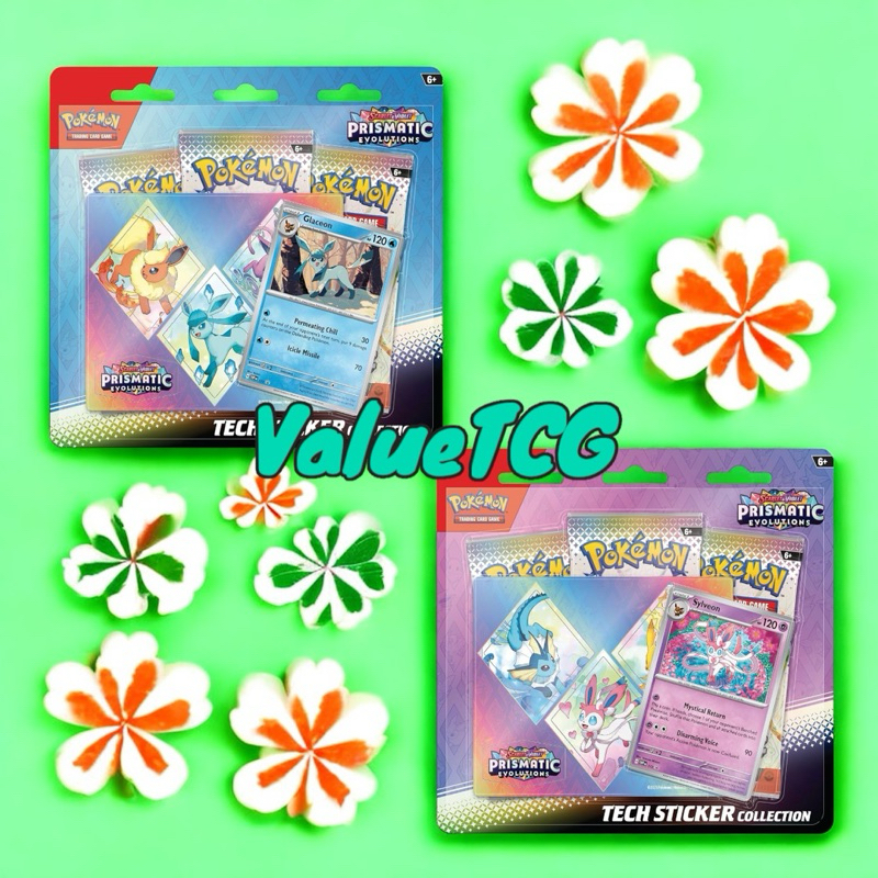 Pokemon TCG Prismatic Evolution Tech Sticker Random Design (read ...