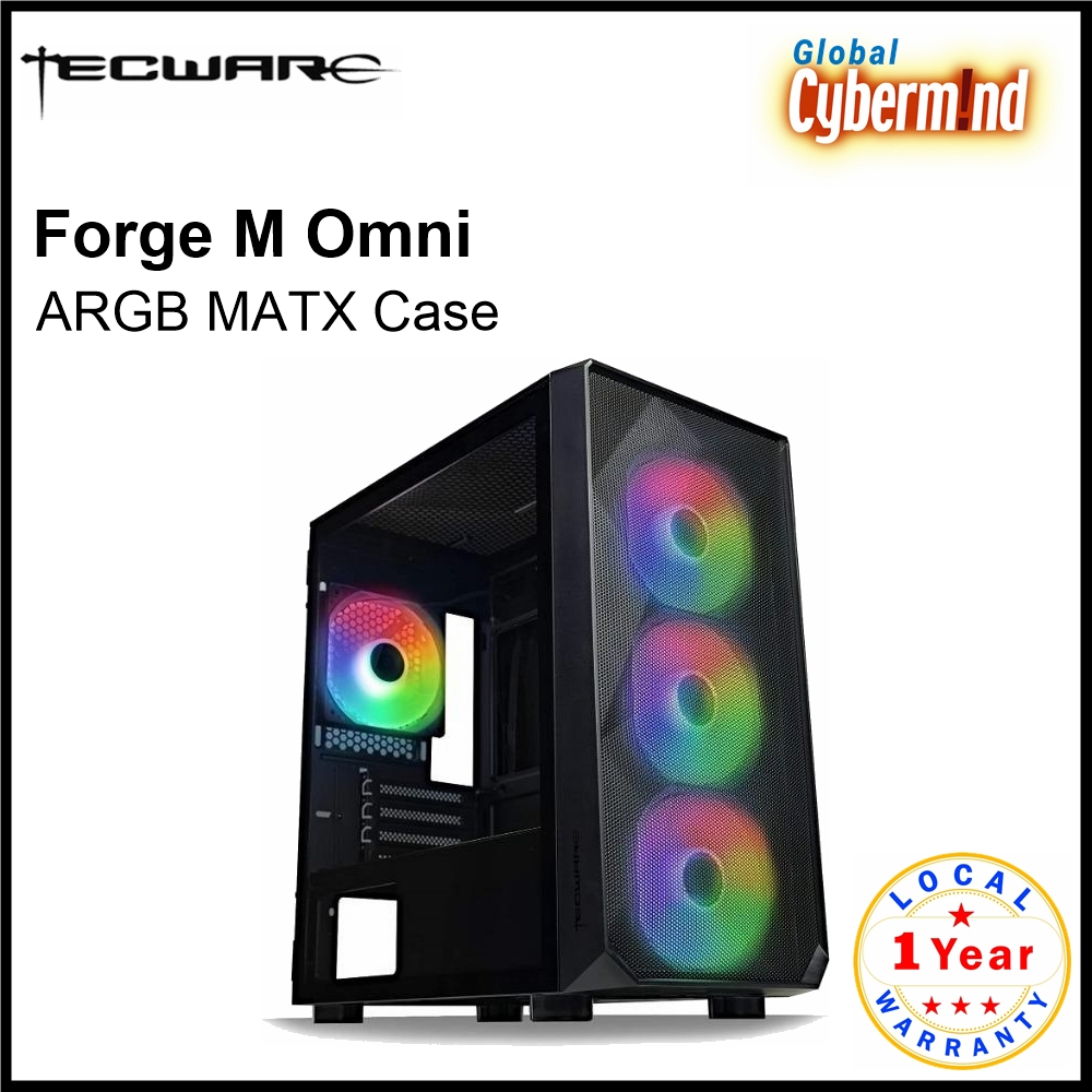 Tecware Forge M Omni ARGB MATX Case (Brought to you by Global Cybermind ...