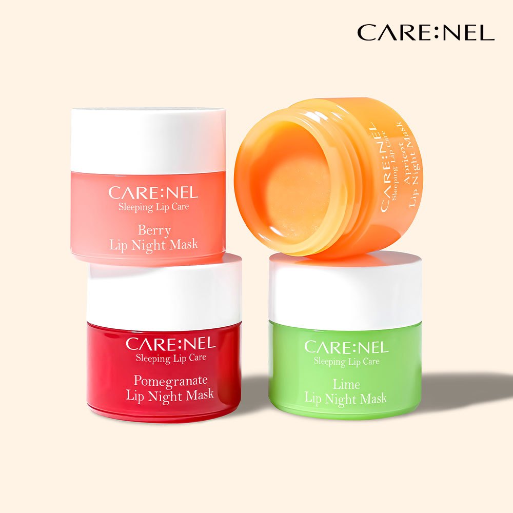 CARENEL Lip Sleeping Mask 5g x 3ea Berry Pomogranate Lime Apricot Lip ...