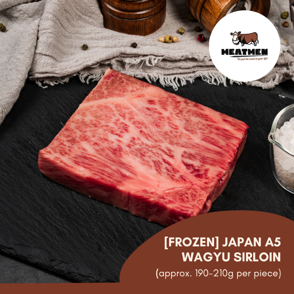 [FROZEN] JAPAN A5 WAGYU STEAK (APPROX. 190-210g/pc) | Shopee Singapore