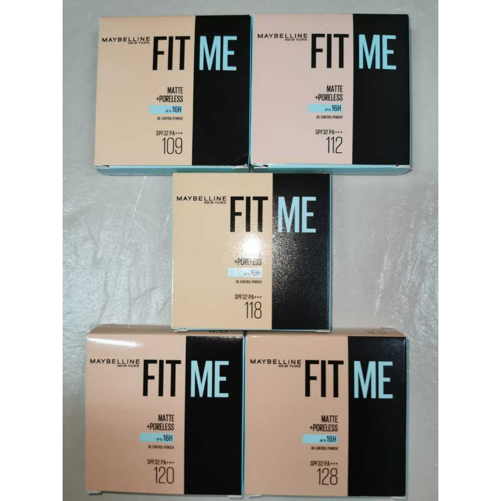 (New Stock, New Packaging) Maybelline Fit Me SPF 28 Compact Powder ...