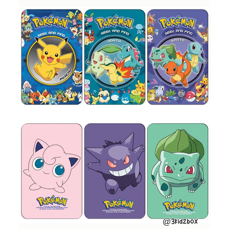Pokemon Pikachu Ezlink Card Sticker Protector Cartoon Stickers | Shopee ...