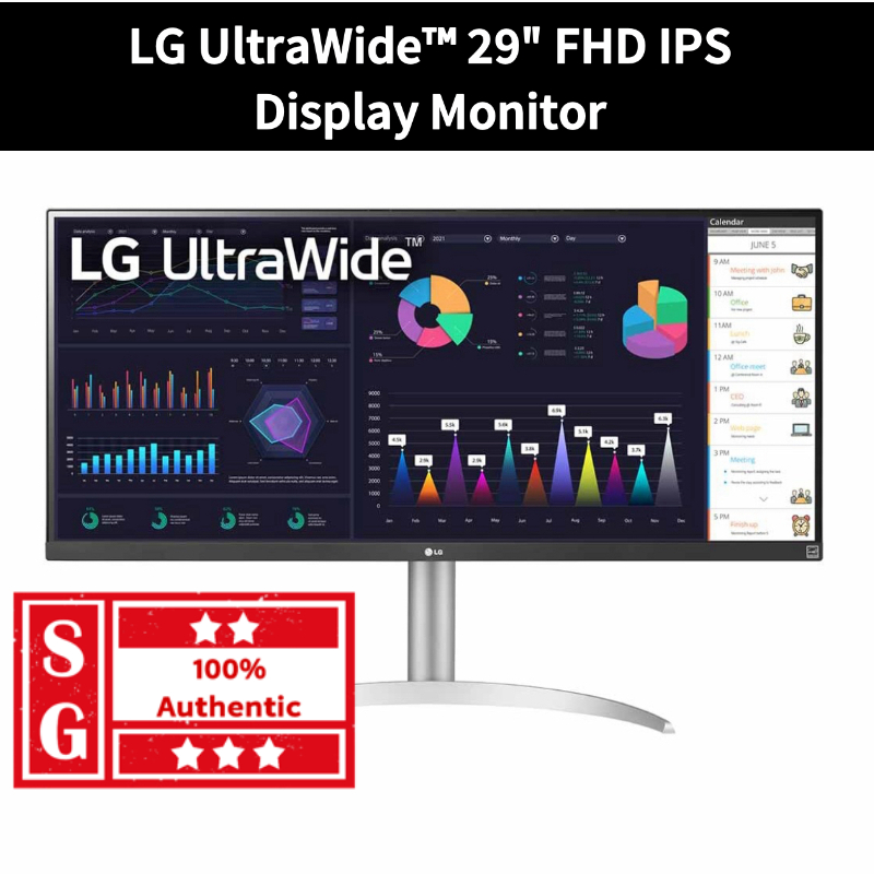 LG UltraWide™ 29" FHD IPS Display Monitor FHD Monitor Borderless ...