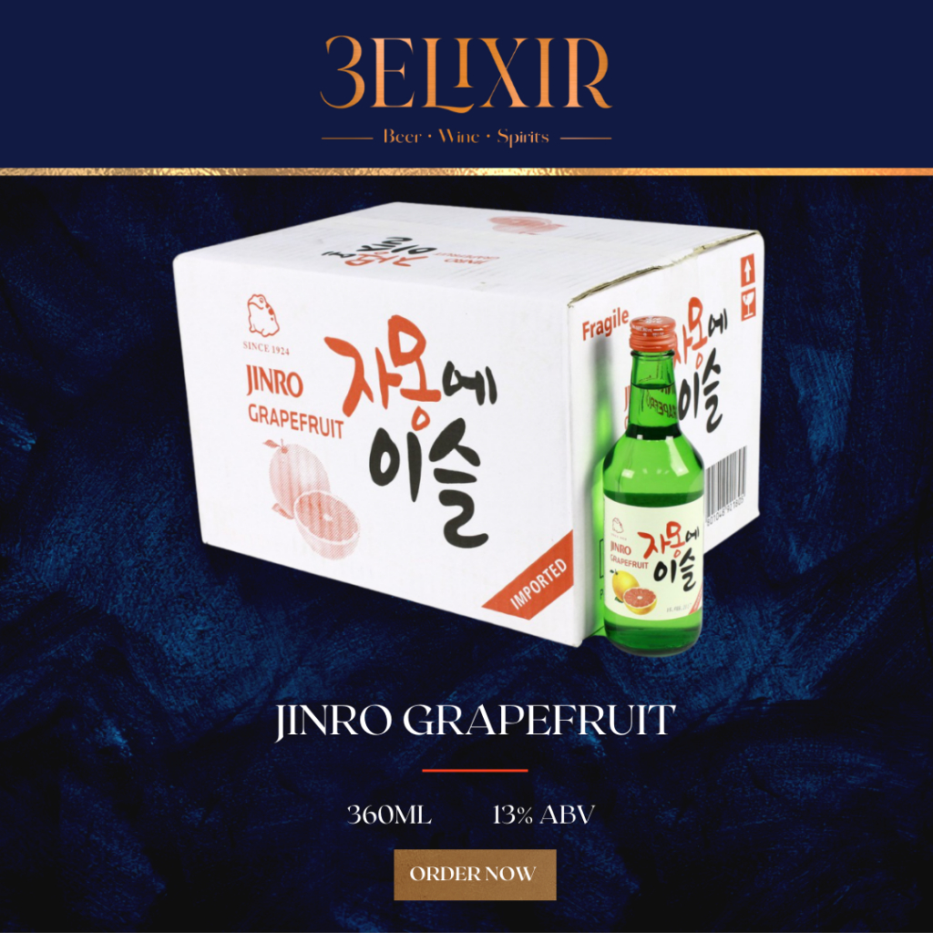 Jinro - Grapefruit Soju 360ml | Shopee Singapore