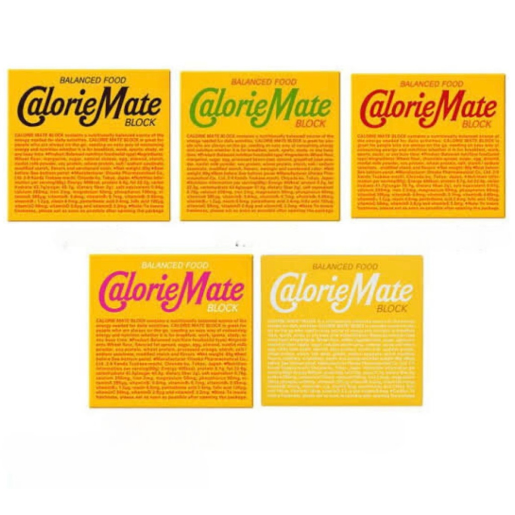 ＜Direct From Japan＞ Calorie Mate Block Each Flavor × 1 Vanilla ...
