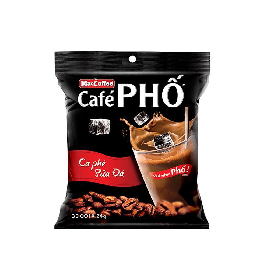 [SG STOCK] MacCoffee Cafe Pho Sua Da 30sachets x 24g (Free 1 sachets ...
