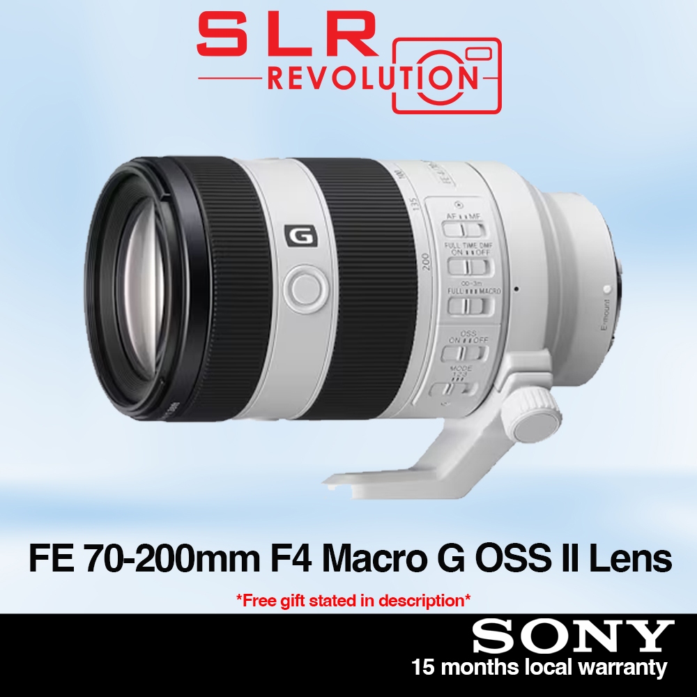 Sony FE 70-200mm F4 Macro G OSS II Lens [SEL70200G2] for Sony A7R V A7 ...