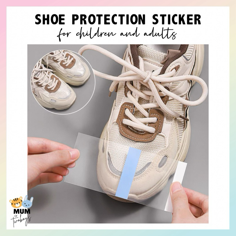 [MUMof2boys] Waterproof Transparent Shoe Protection Sticker Tape Dirt ...